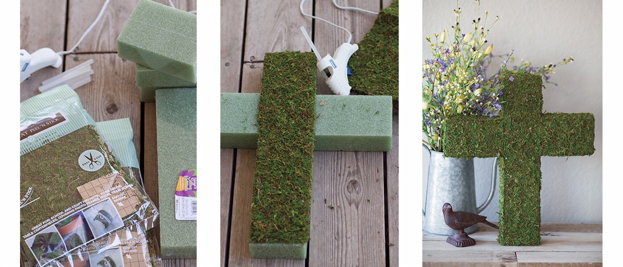 Easter Moss Cross | HomeFront Magazine
